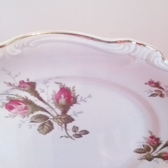 Rosenthal | Dining | Rosenthal Moss Rose China Plate | Poshmark